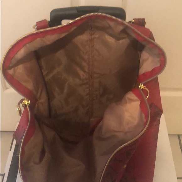 Bags | Croco Embossed Luggage | Poshmark